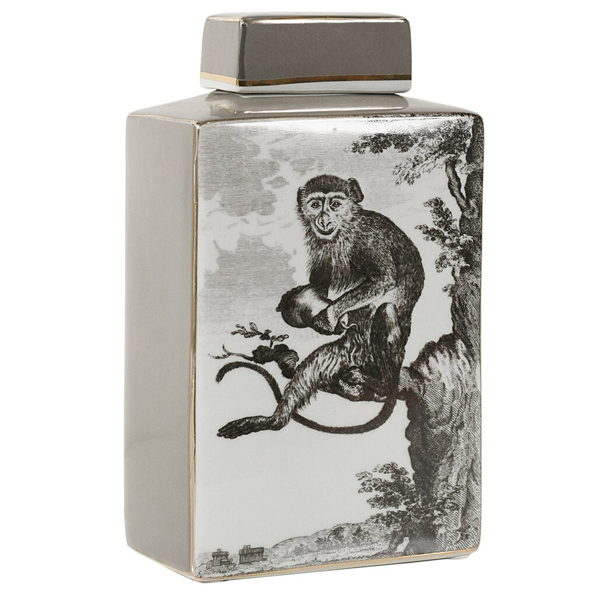 Lidded Westminster Monkey Jar – Grandad's Shed